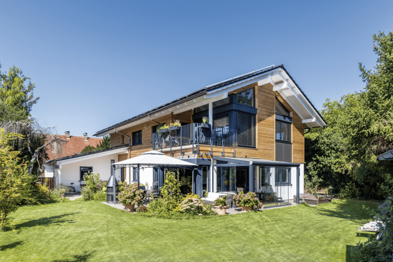 Faszinierend Satteldach Mit Dachterrasse Fotos